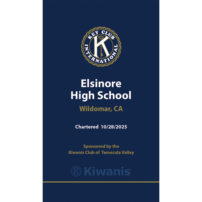 Key Club Banner | Kiwanis Family Products