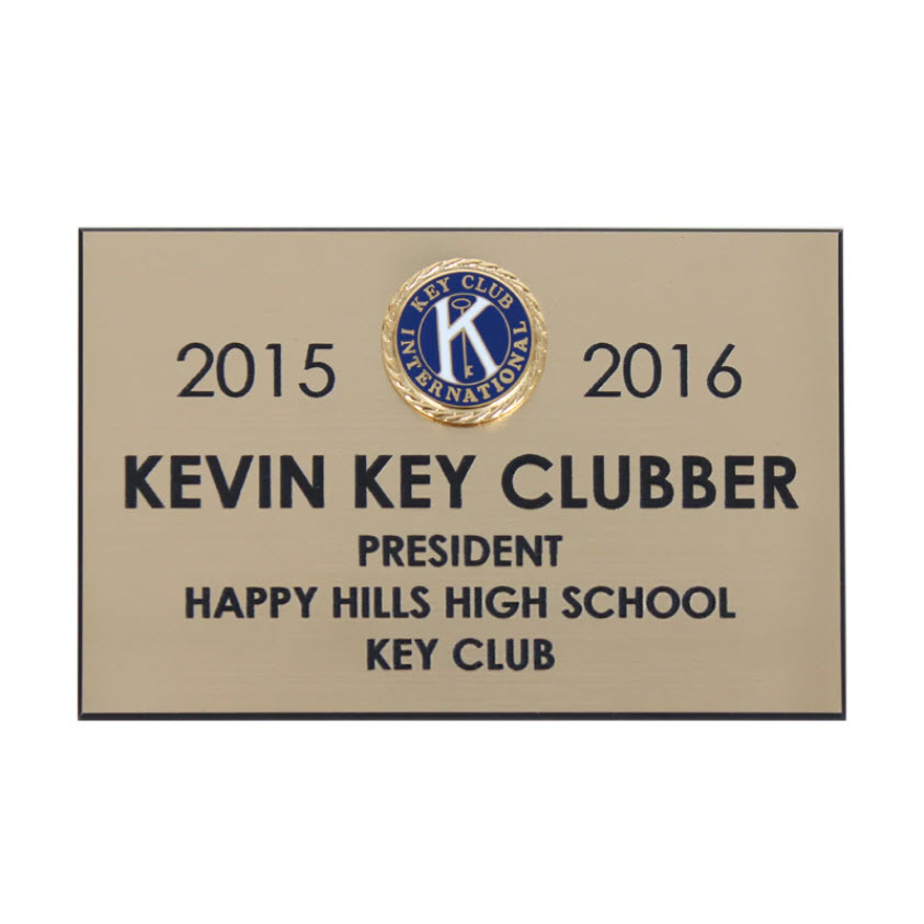 Key Club Gold Badge, Magnetic | Kiwanis Family Products