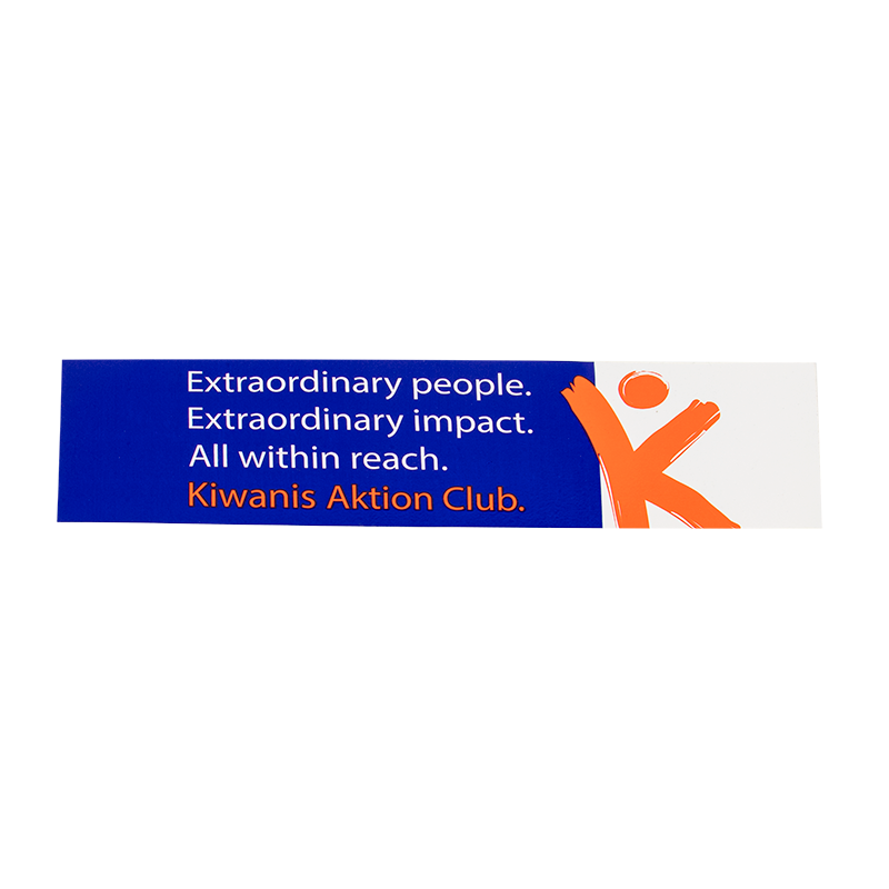 Aktion Club Bumper Sticker | Kiwanis Family Products