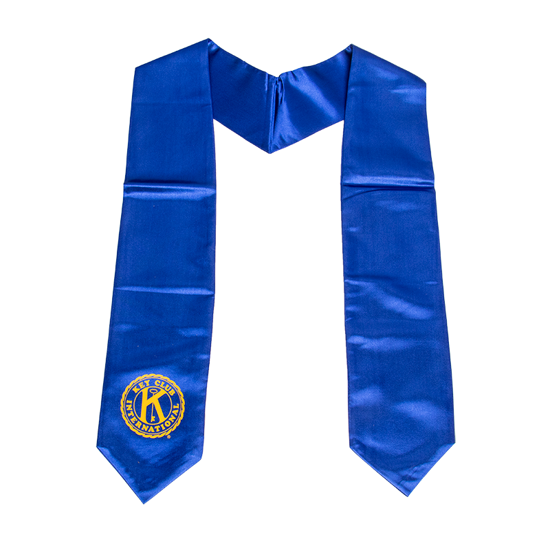 Key Club Graduation Stole: Blue | Kiwanis Family Products