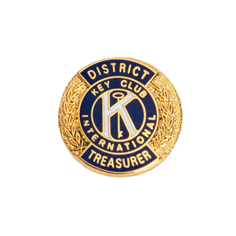 Key Club District Treasurer Pin | Kiwanis Family Products