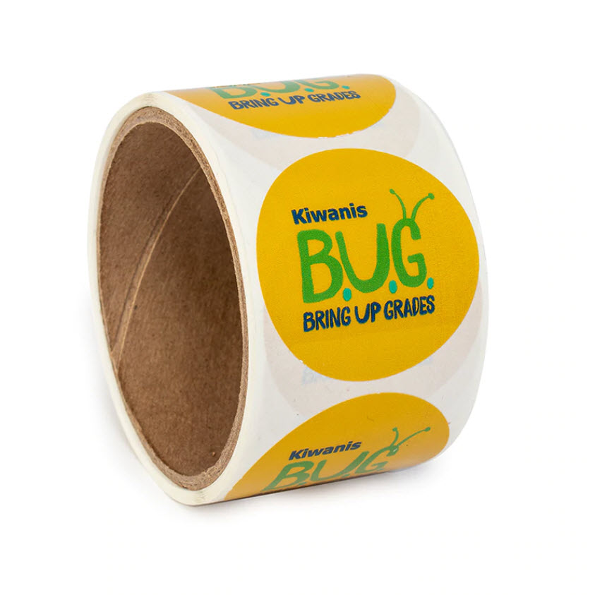 Bringing Up Grades (BUG) Sticker - Pack of 100 | Kiwanis Family Products